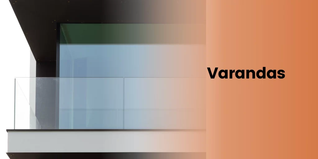 Varandas Elegantes com Guarda Corpos #1 Inácio e Baptista